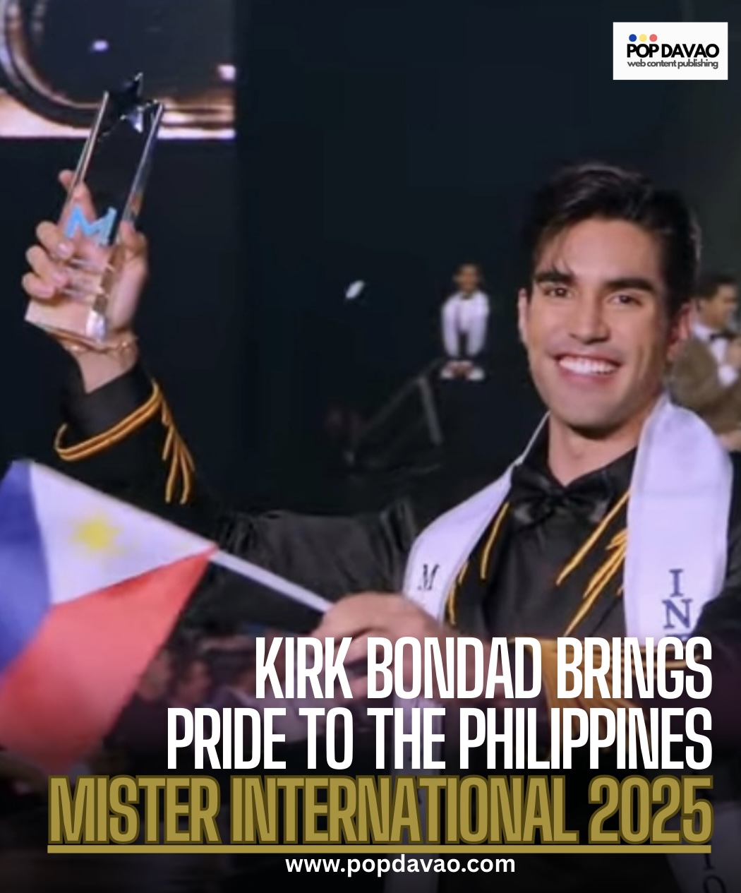 Kirk Bondad Brings Pride to the Philippines as Mister International ...