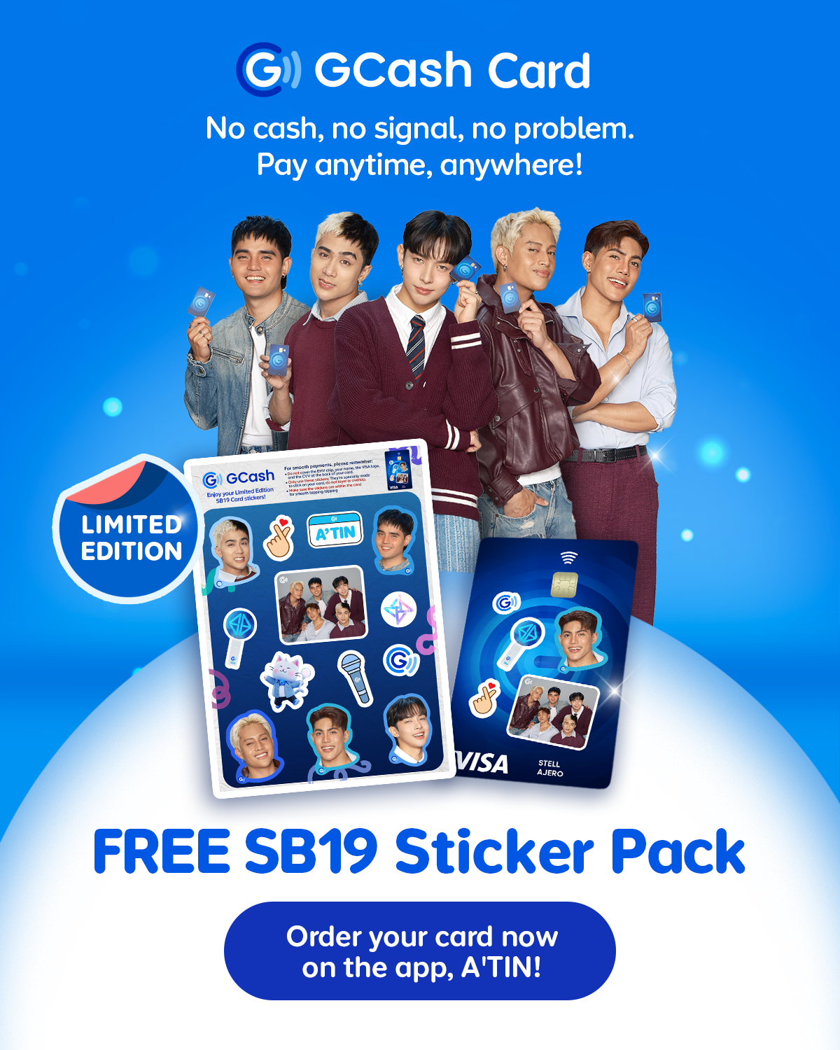 Let your GCash Card Reflect Your Love for SB19 with Limited-Edition ...